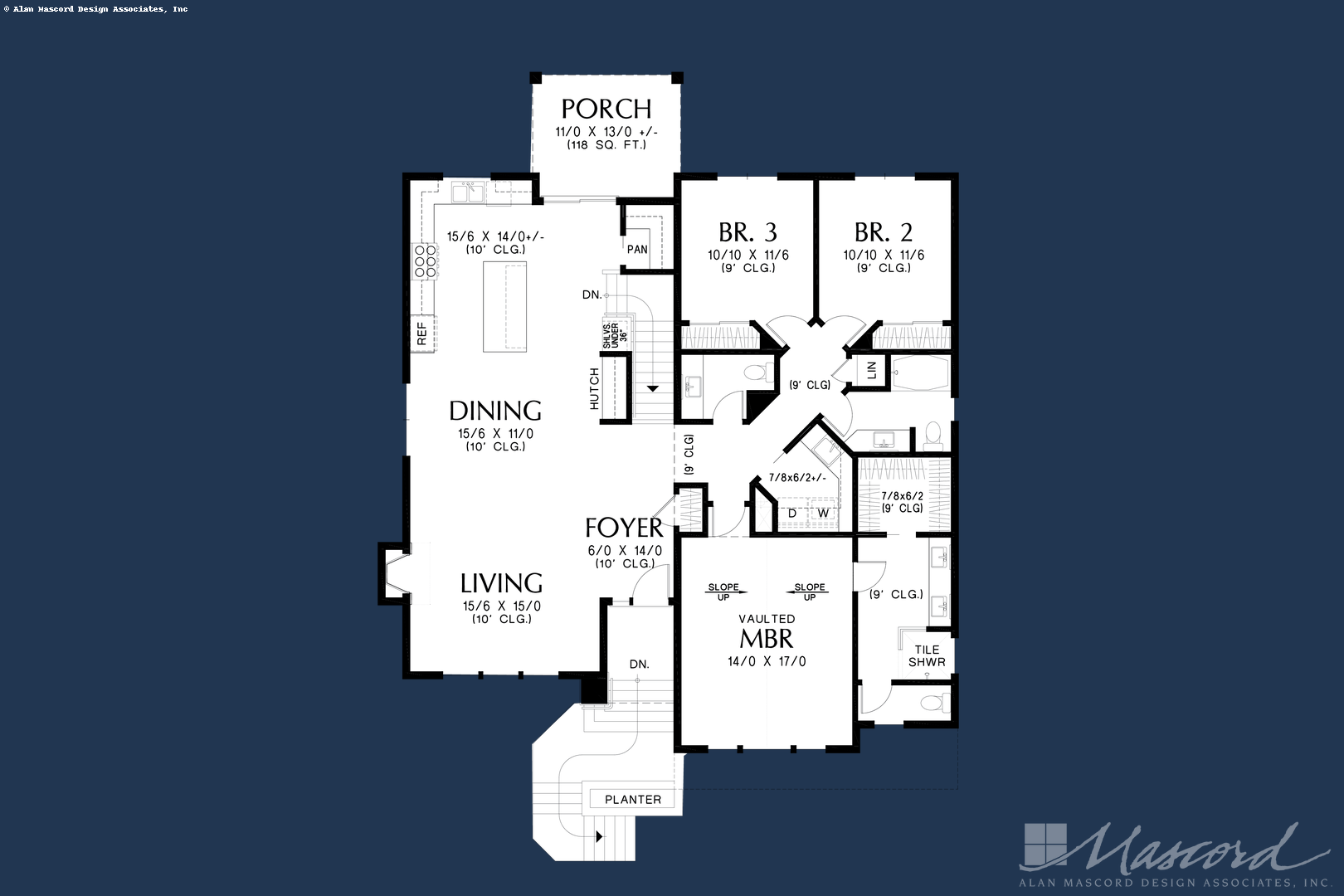Marylebone: Upslope Plan with Option for Third Car | 2044 Sq Ft