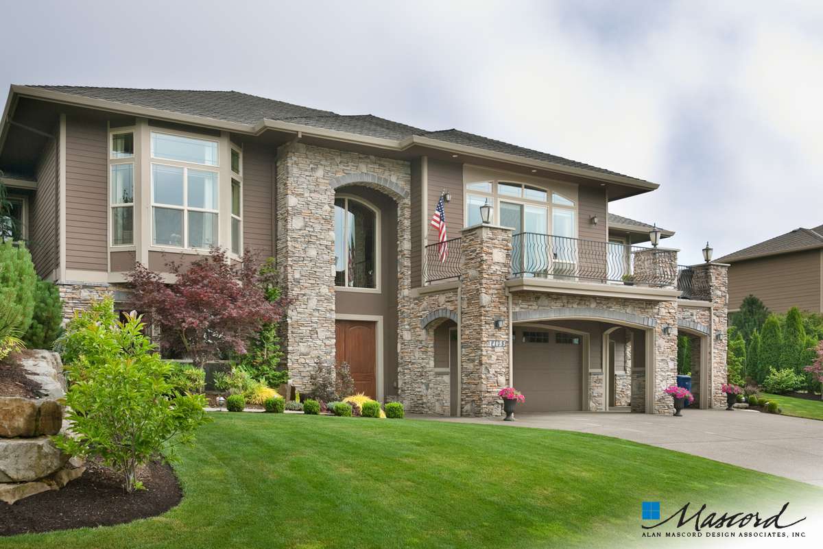 Leavenworth: Sloping Lot Plan with Spiral Staircase and Elevator | 3317 ...