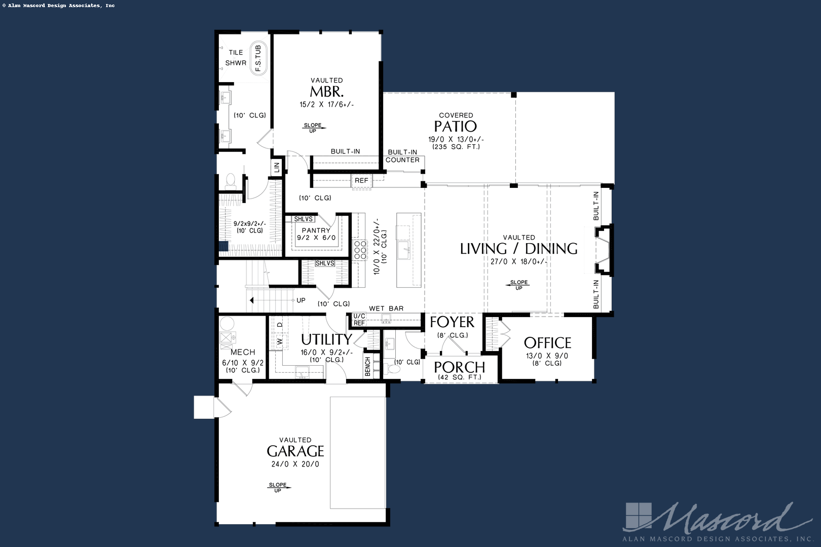 Contemporary House Plan 22230 The Beachside: 2925 Sqft, 4 Beds, 2.1 Baths